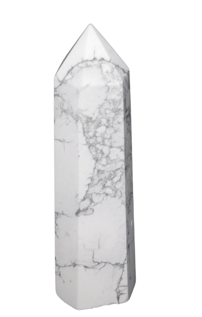 White Howlite Tower - 3.5" - Mystical Wares