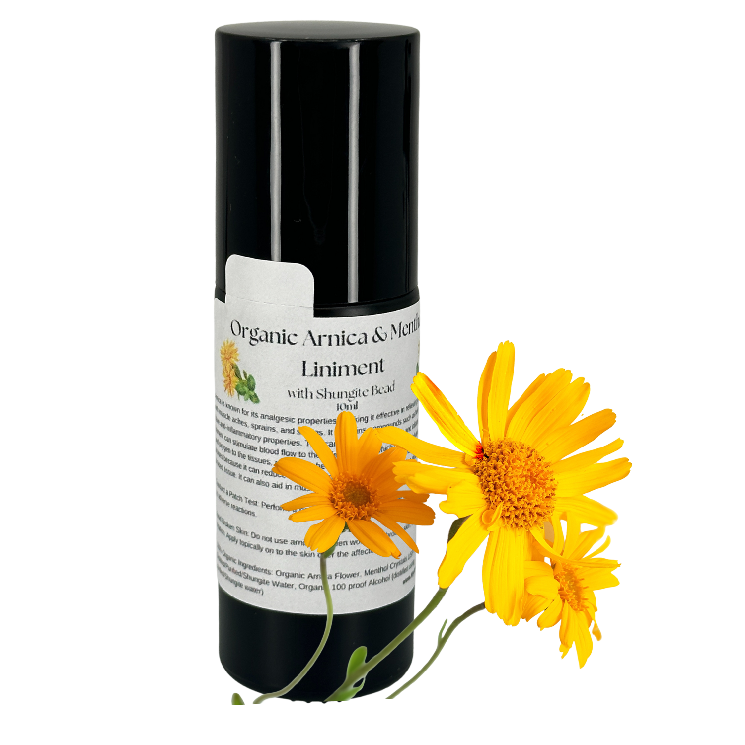 Organic Arnica & Menthol Liniment (topical/roll-on) - Mystical Wares