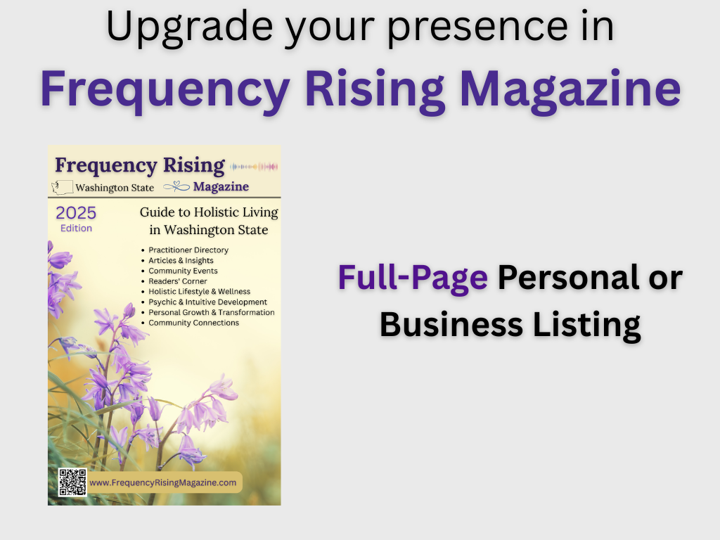 Full Page Listing in Frequency Rising Magazine - Mystical Wares